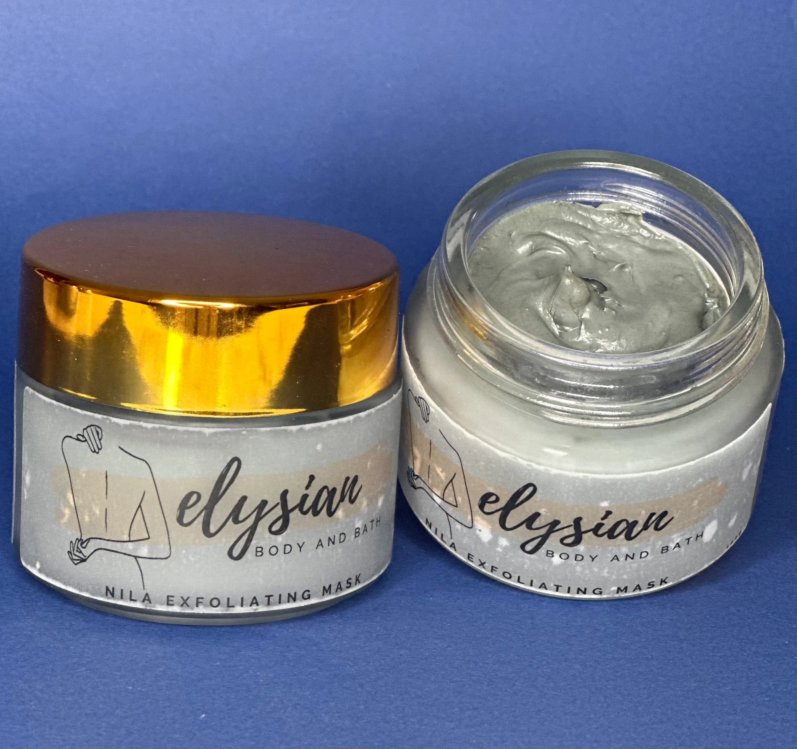 Blue Nila Exfoliating Mask – elysian body and bath